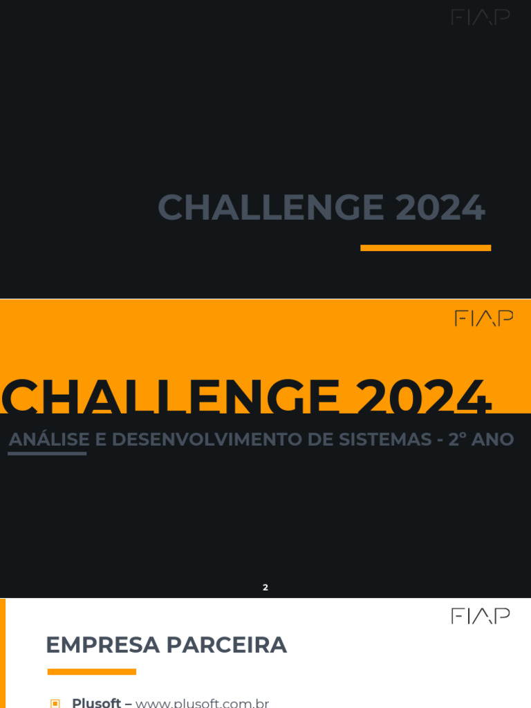 2º Ano TDS - Challenge FIAP - Plusoft | PDF | No SQL | Computação em nuvem