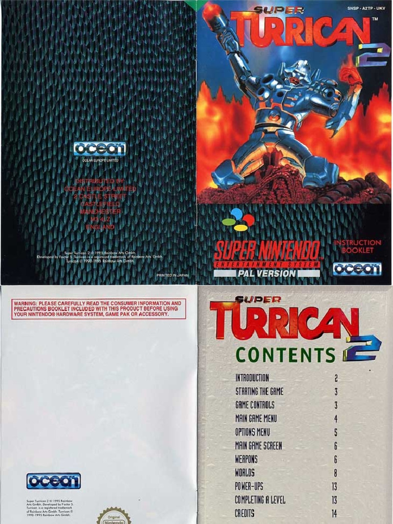 Super Turrican 2 | PDF
