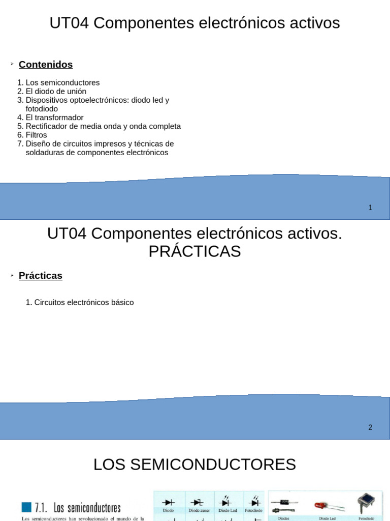 UT04 | PDF | Rectificador | Electrónica