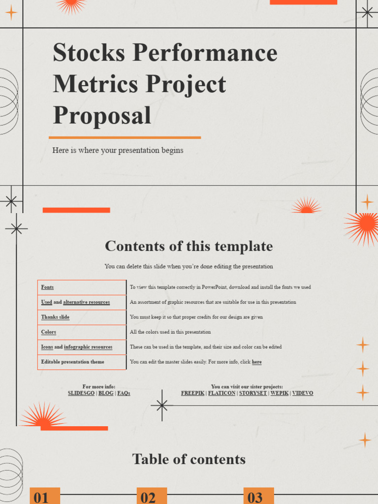 Stocks Performance Metrics Project Proposal | Download Free PDF ...