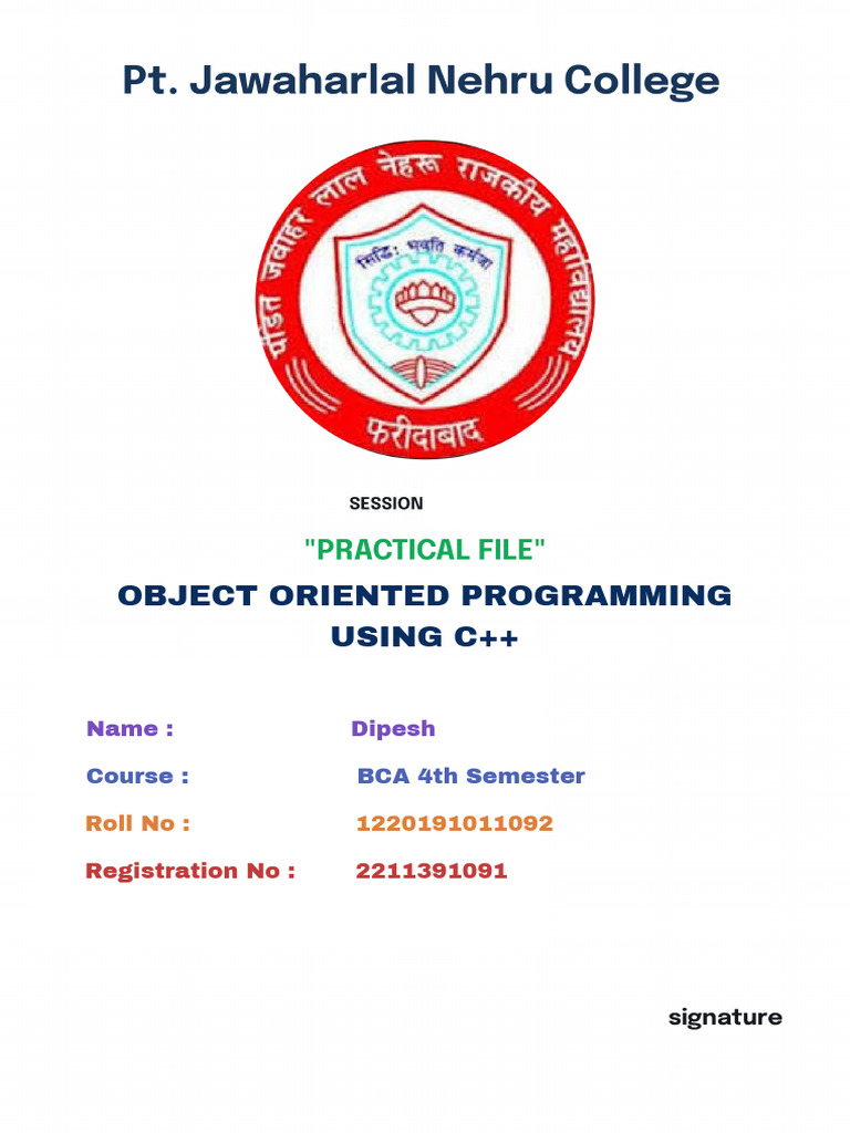 C++ Practical | PDF | Namespace | Computer Programming C++ Practical | PDF | Namespace | Computer Programming
