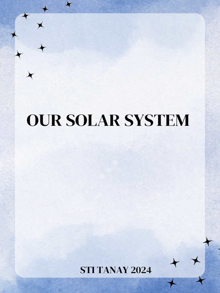 _ Our Solar System | PDF | Solar System | Planets
