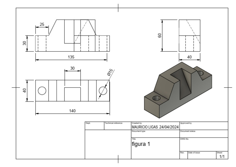 Practica 00 Fusion 360 | PDF