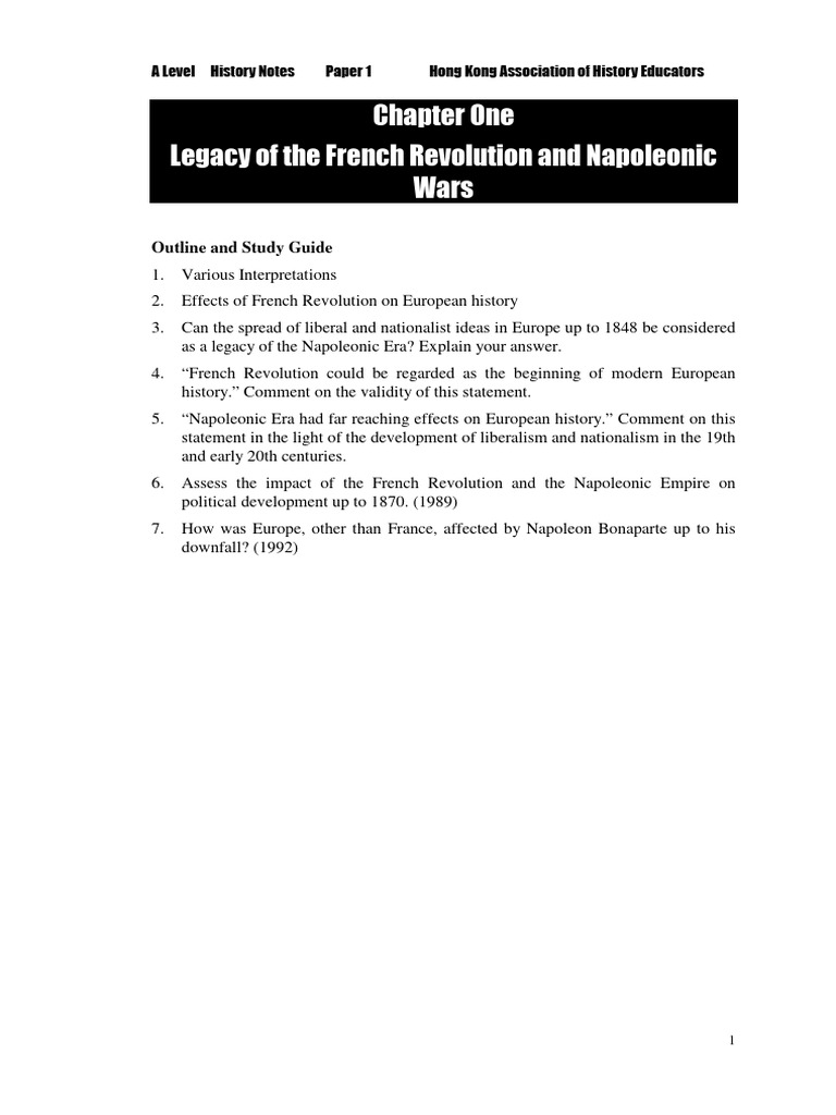 French Revolution | PDF | Nationalism | Napoleon