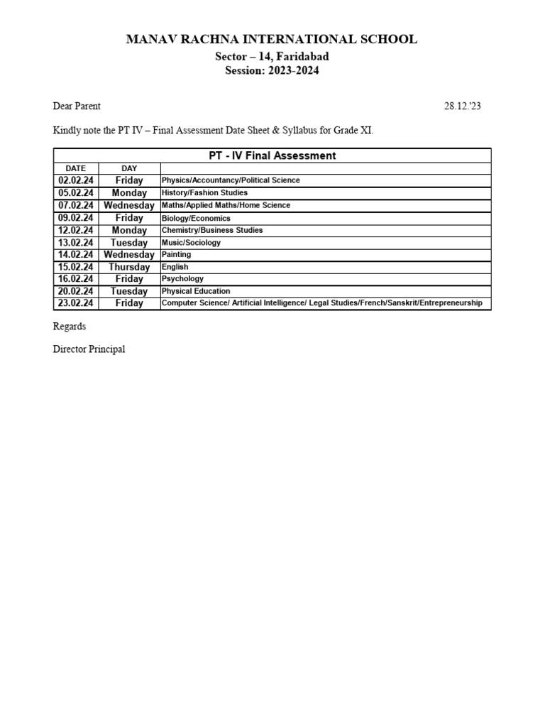 GXI Syllabus & DS For PT4 FinalAsessment 2023-24 | PDF | Artificial Intelligence | Intelligence ...