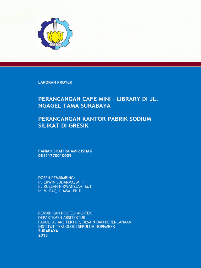 Desain Cafe Mini dan Perpustakaan | PDF