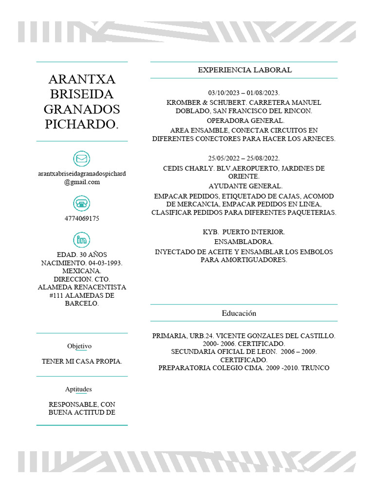 Arantxa Briseida Granados Pichard1 | PDF