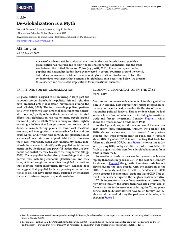 de Globalization Is A Myth | PDF | Tariff | Economies