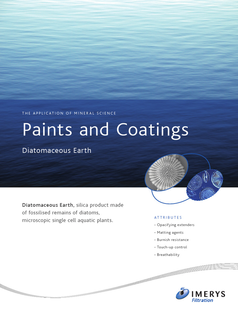 Imerys Filtration Minerals - Product Overview Coatings | PDF | Earth ...