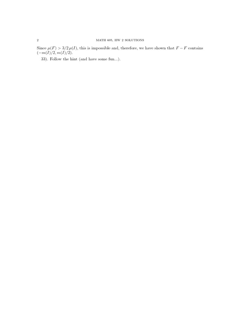 Folland 34 Answer | PDF | Monotonic Function | Mathematical Objects