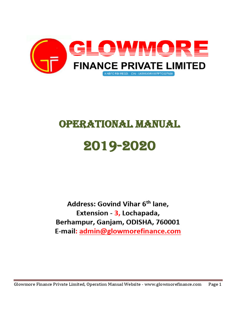 Operational MANUAL | PDF | Audit | Internal Audit
