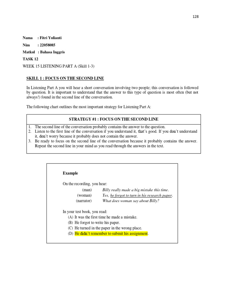 Fitri Yulianti 22058085 Task 12 Bahasa Inggris | PDF