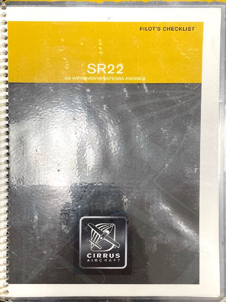 Sr-22 Pilot Checklist | PDF