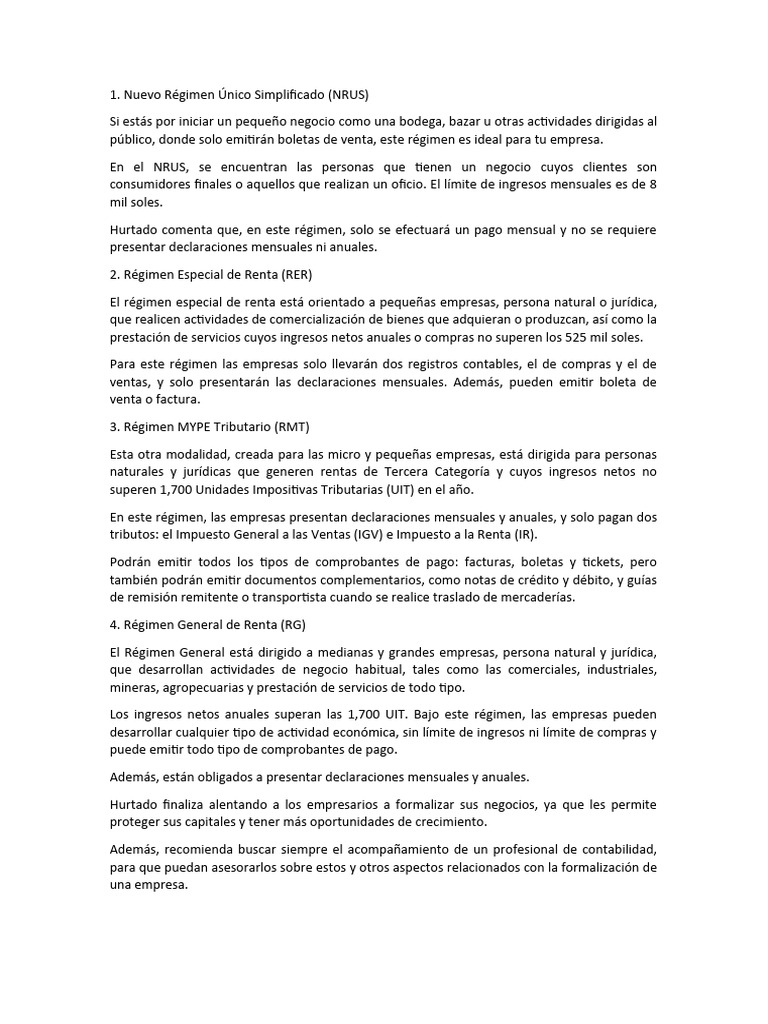 1 | PDF | Pequeñas y medianas empresas | Impuestos