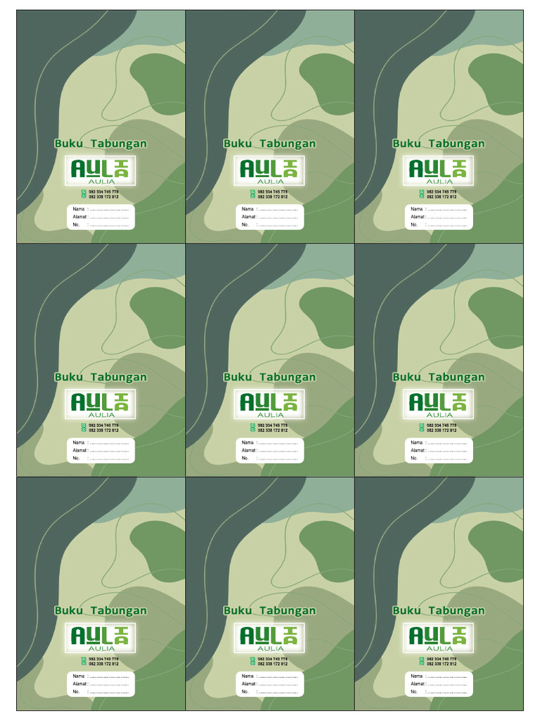 COVER TABUNGAN | PDF