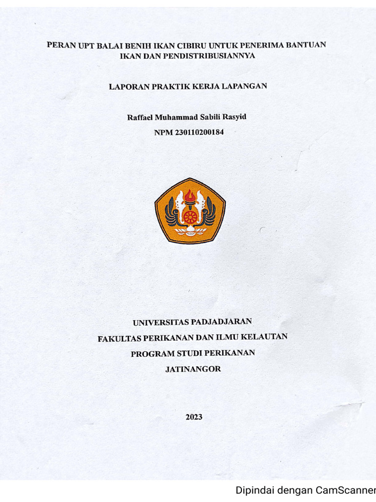 Scan Cover & Lembar Pengesahan_Rafael | PDF