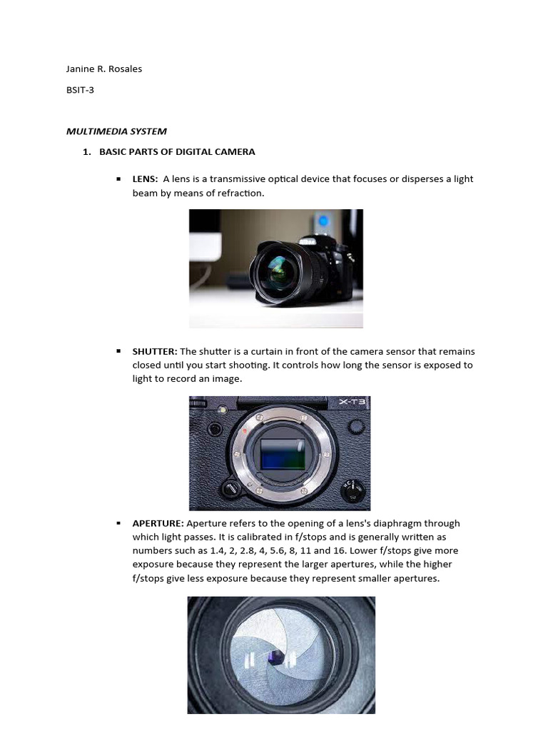 Multimedia | PDF | Camera | Camera Lens