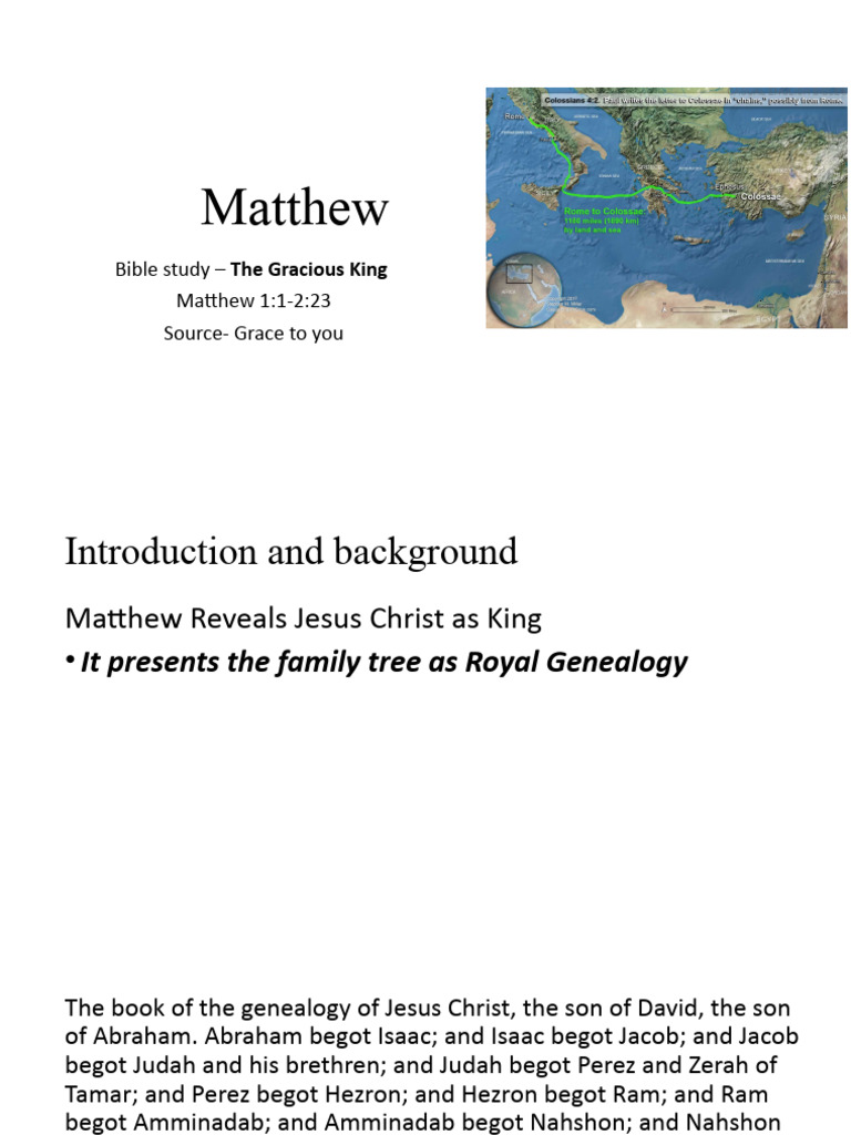 The Birth of King Bible Study | PDF | Old Testament People | Books Of Kings