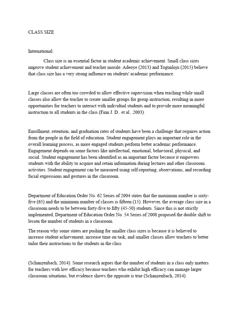 RRL Clustered | PDF | Teachers | Classroom