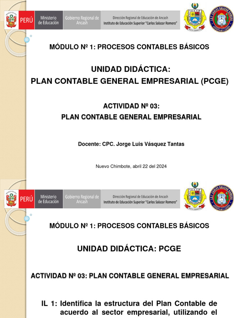 Plan Contable General Empresarial 2024 | PDF | Contabilidad | Servicios ...