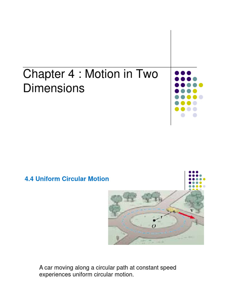 Uniform Circular Motion | PDF