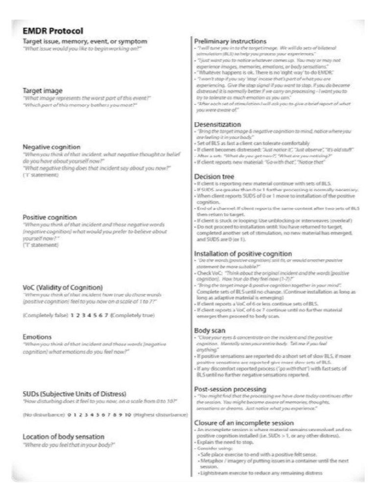 Emdr Phases | PDF