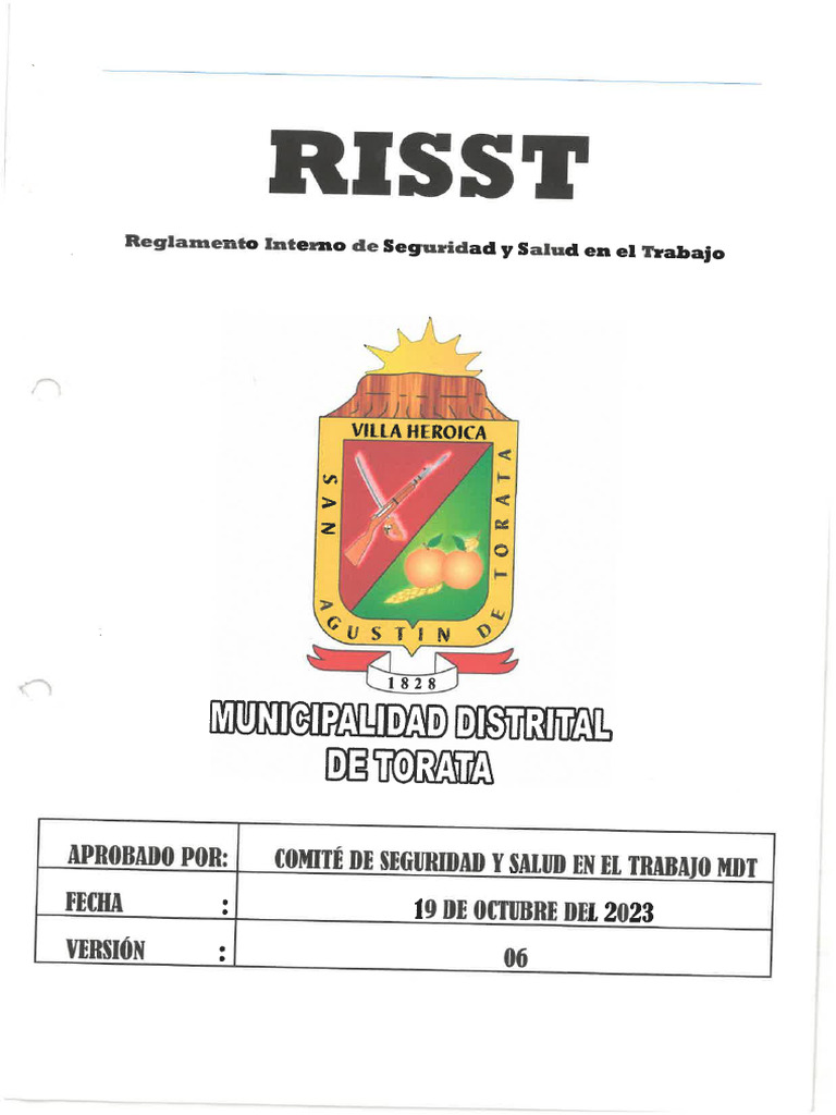 Risst Aprobado - 2023 | PDF
