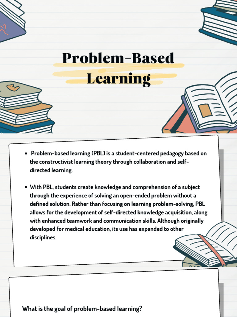 Project-Based and Problem-Based | Download Free PDF | Project Based Learning | Learning