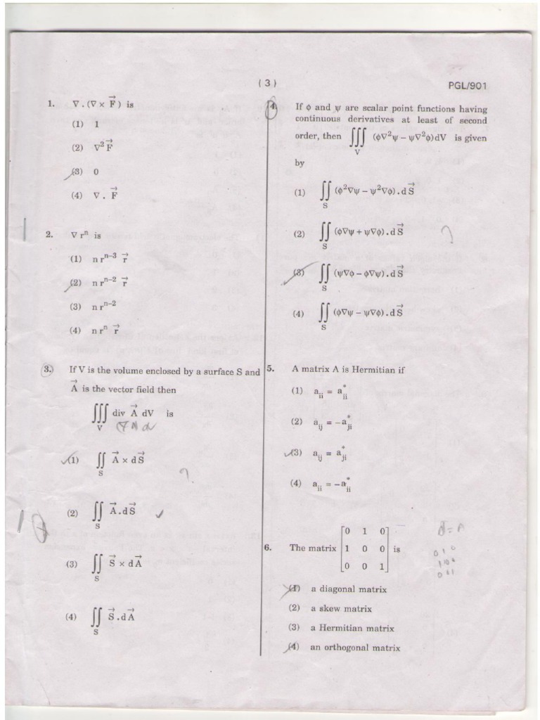 .Polytechnic Lectuers Exams 2011 Physics Question Paper | PDF