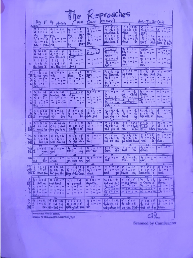 The Reproaches | PDF