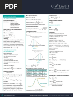 CFA Level 2 Cheat Sheet | PDF | Free Cash Flow | Valuation (Finance)
