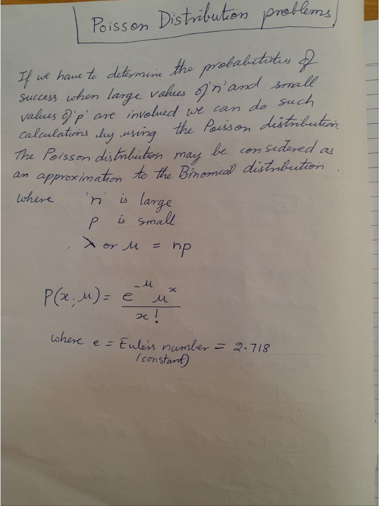 01-24-2024 - 2 - Poisson Distribution Problems Tutorial | PDF