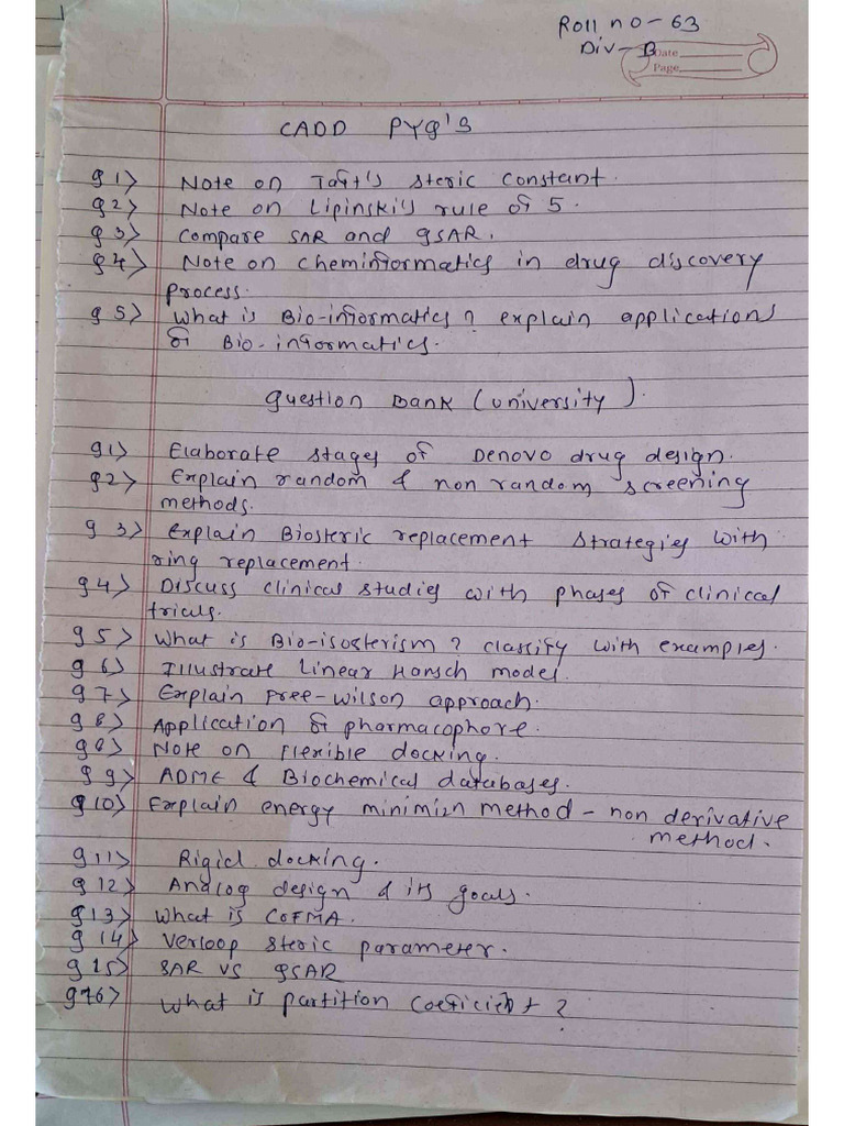 CADD Questions | PDF