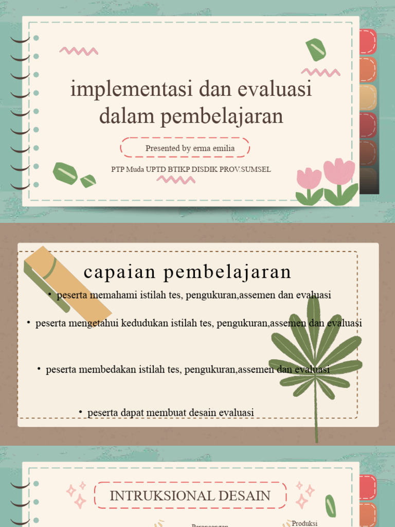 Implementasi Dan Evaluasi Dalam Pembelajaran | PDF Implementasi Dan Evaluasi Dalam Pembelajaran | PDF