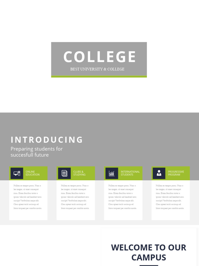 College Presentation Overview | PDF
