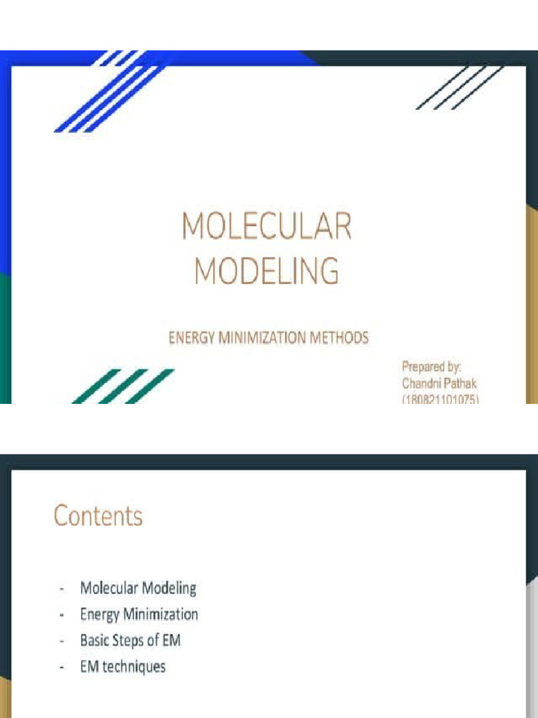 Energy Minimization Methods | PDF