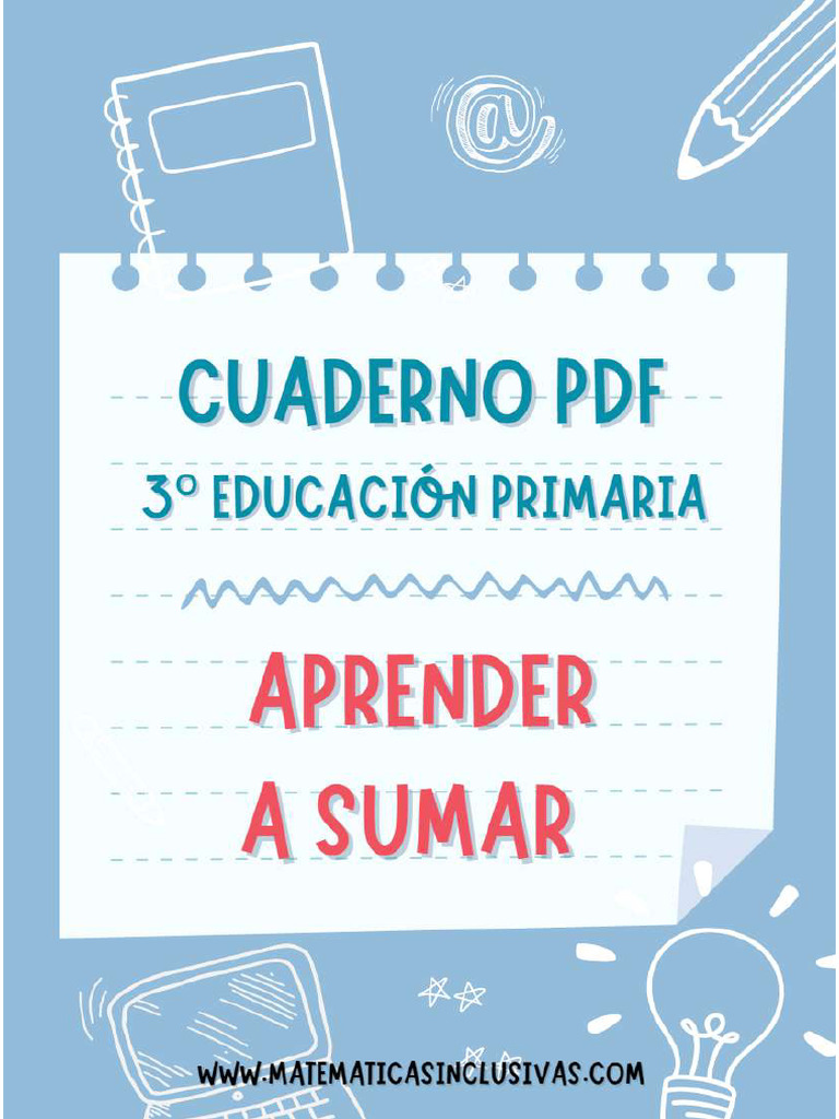Cuaderno Sumar - 3 Curso Educacion Primaria | PDF