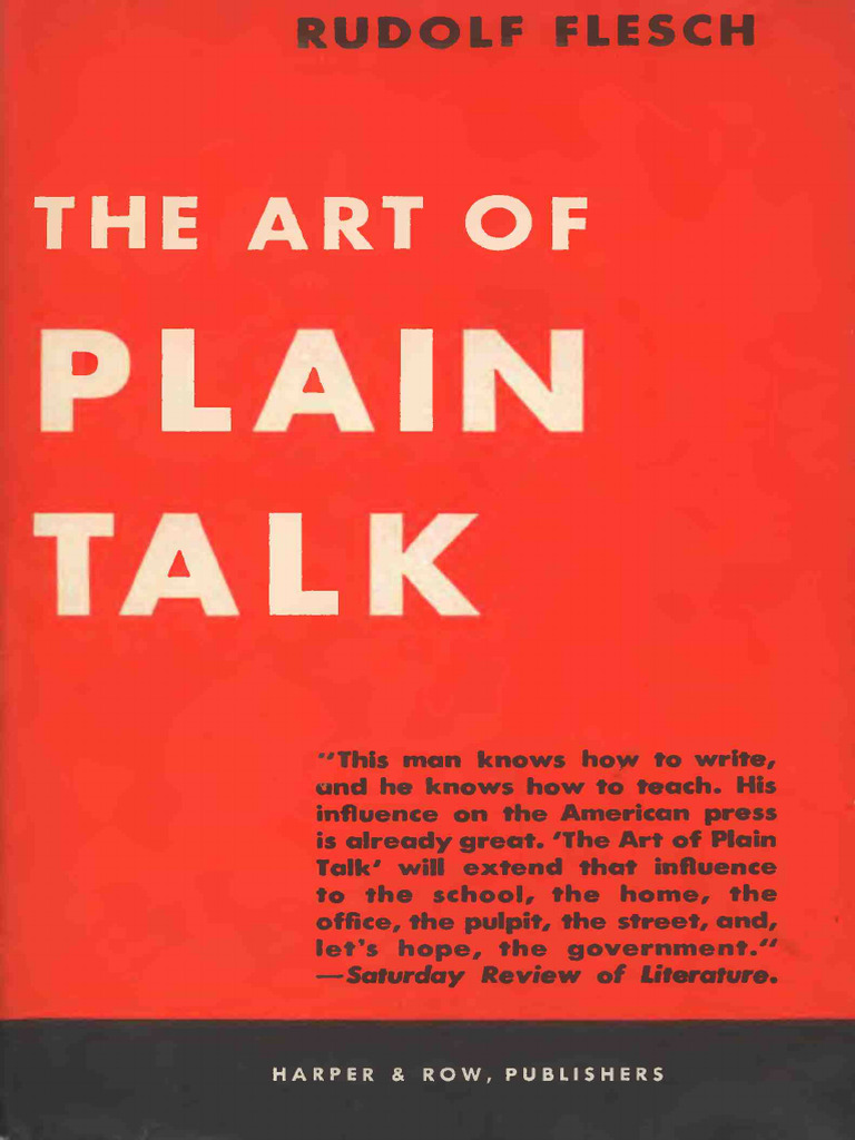 The Art of Plain Talk (PDFDrive) | PDF