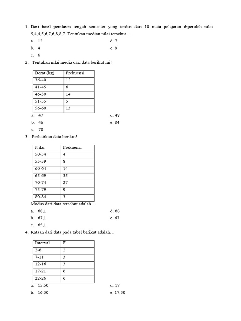 Soal US Matematika 2024 XII | PDF