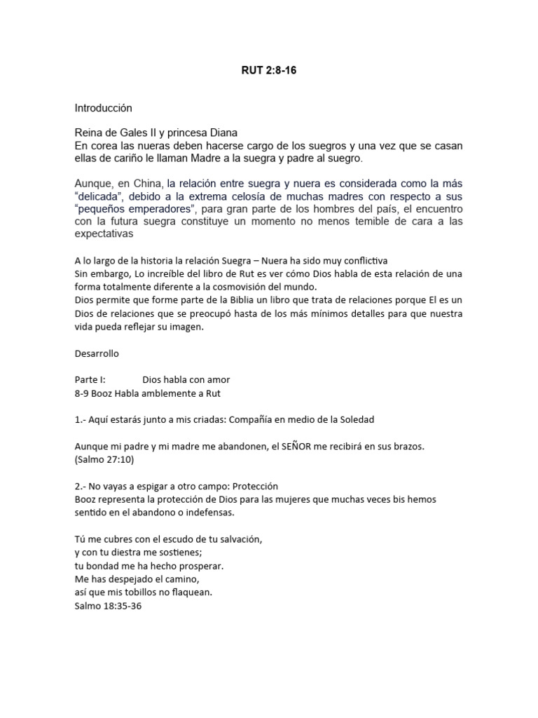 Rut 2 | PDF | Rut (figura bíblica)