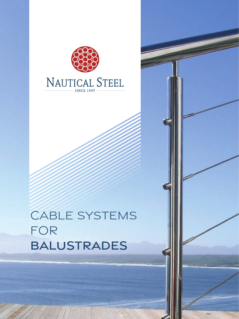 Nautical_Steel_Cable_Balustrade_Brochure | PDF | Stairs | Screw