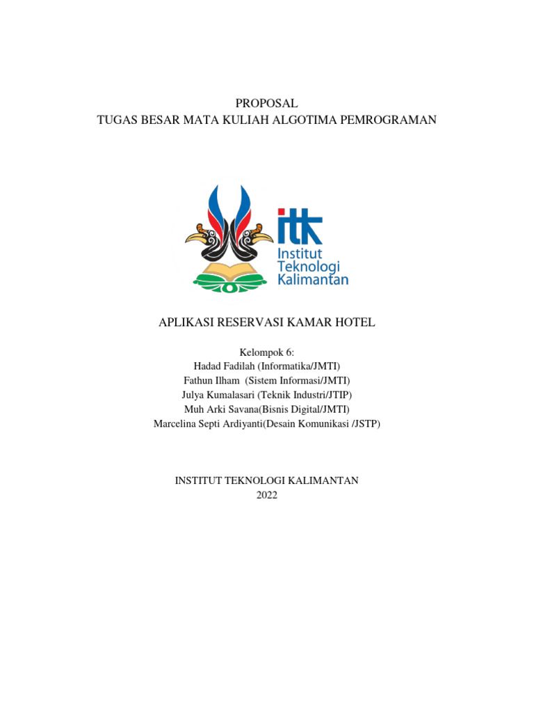Aplikasi Reservasi Kamar Hotel Python | PDF