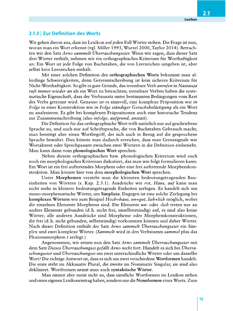 Definition Von Wort | PDF