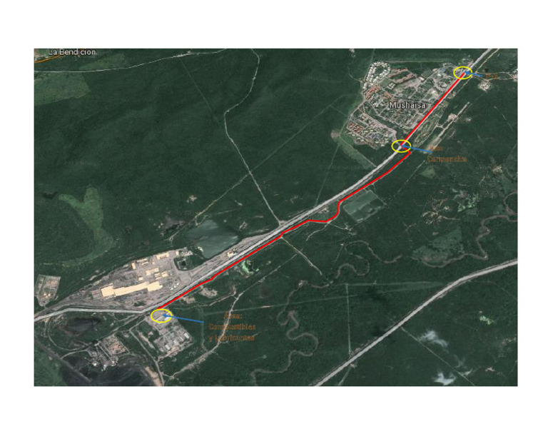 Ruta para Llegar Al Área de Combustibles y Lubricantes - Cerrejón | PDF