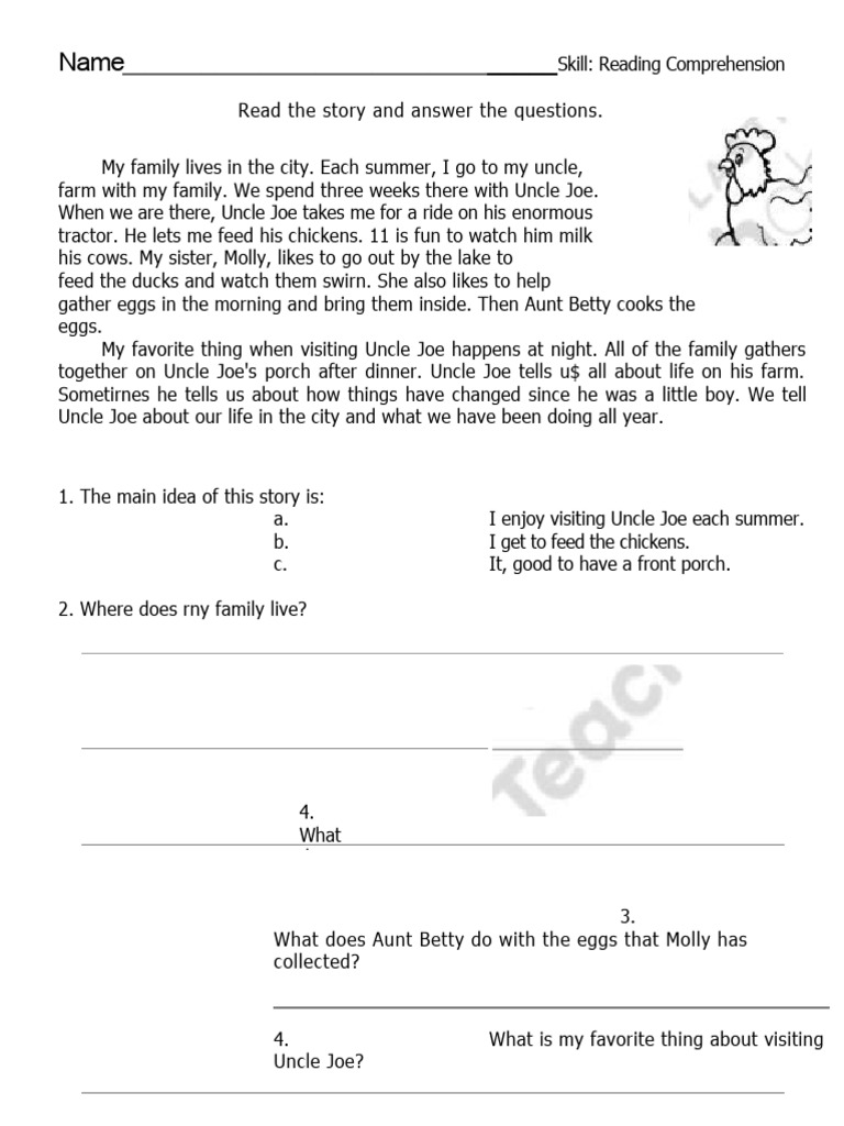 Comprehension Set 1 | PDF