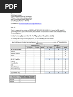 UFCE FEDAI Format | PDF