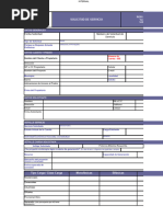 Formato de Solicitud de Servicio E1 | PDF