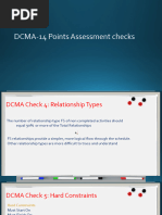 Dcma 14 - Point Schedule Assessment | PDF
