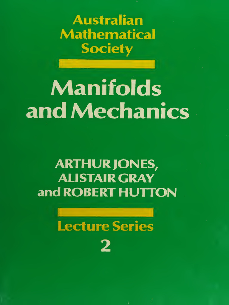 Manifolds and Mechanics-Arthur Jones | PDF | Derivative | Function ...