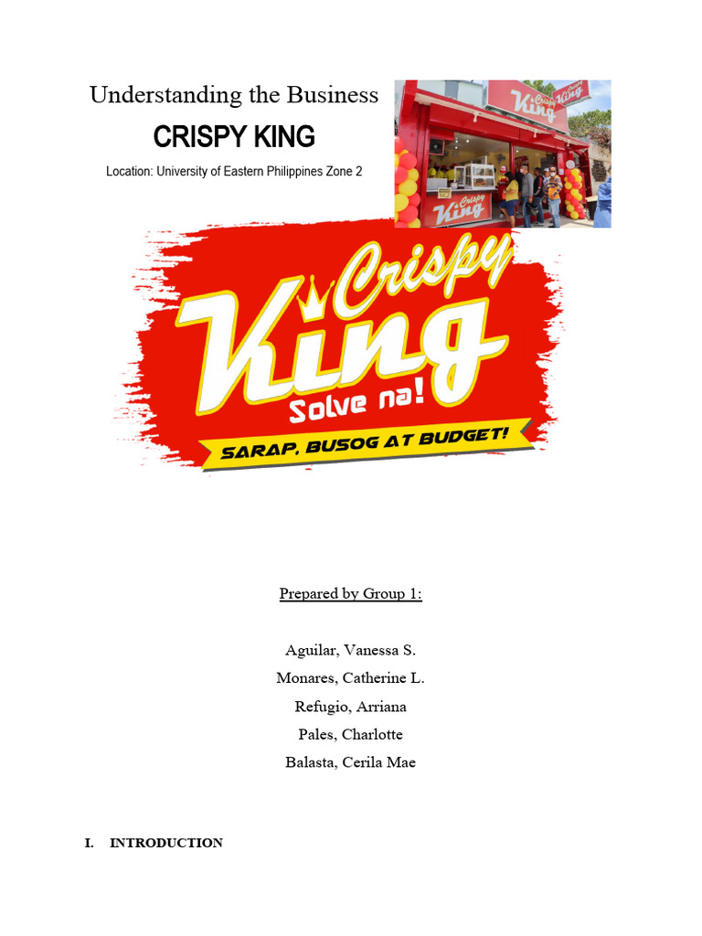 CRISPY-KING-1 | PDF | Fast Food | Brand